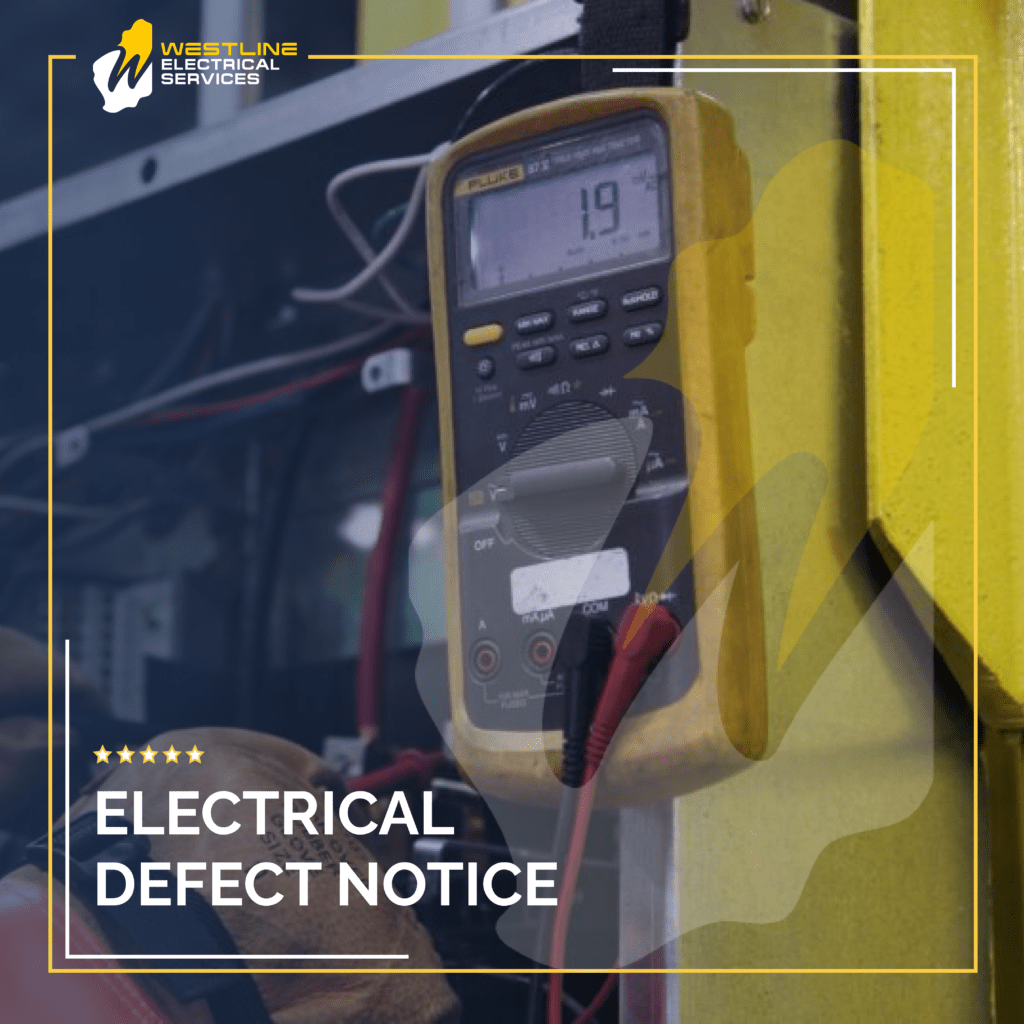 Electrical Defect Notice | $0 Call Out Fee | Westline